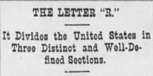 How They Heard the Letter "R" - Kentucky Genealogical Society